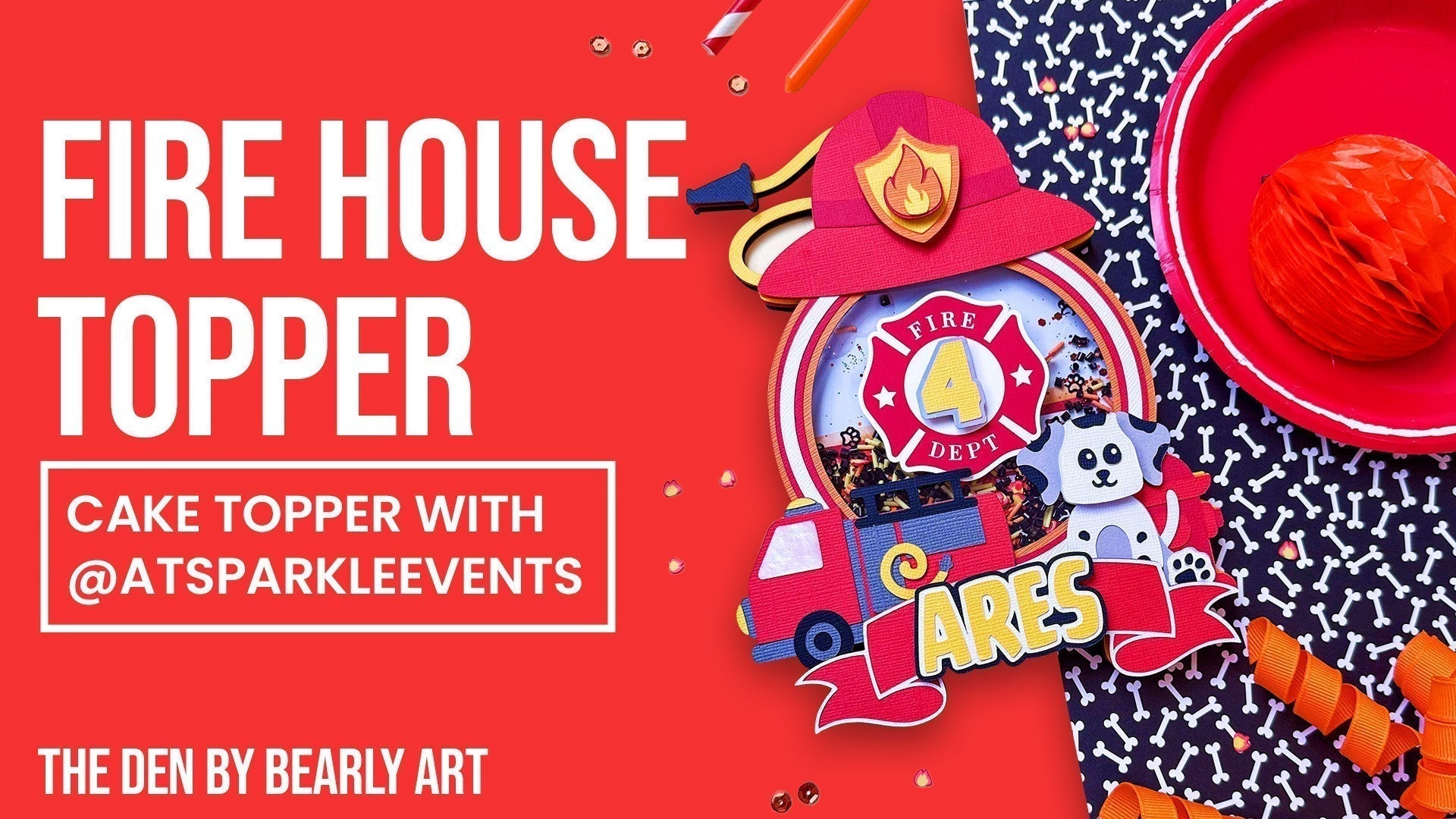 Firehouse Cake Topper | The Den