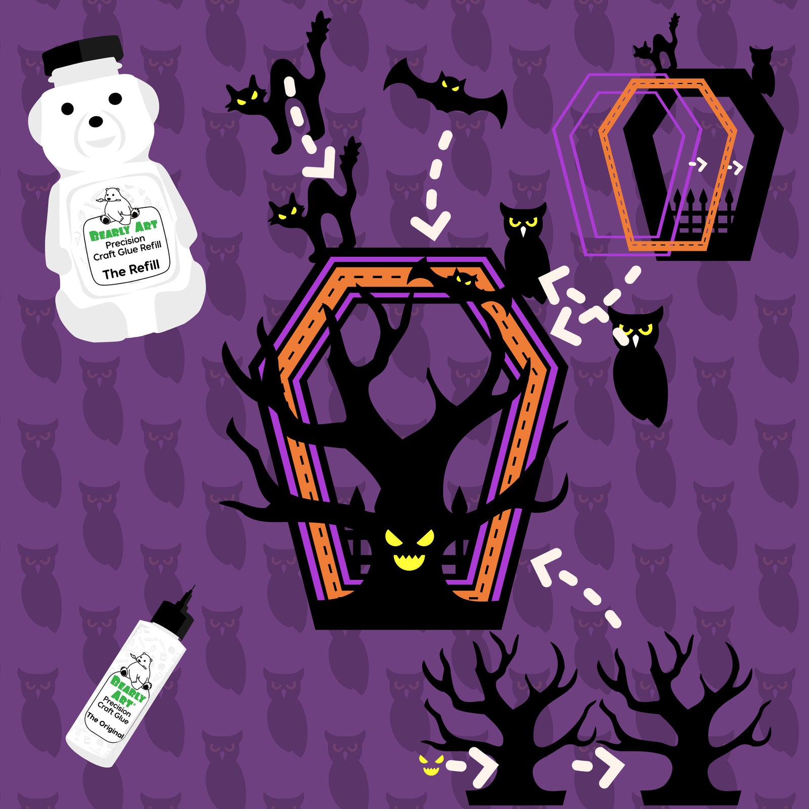 Scary Tree Cake Topper