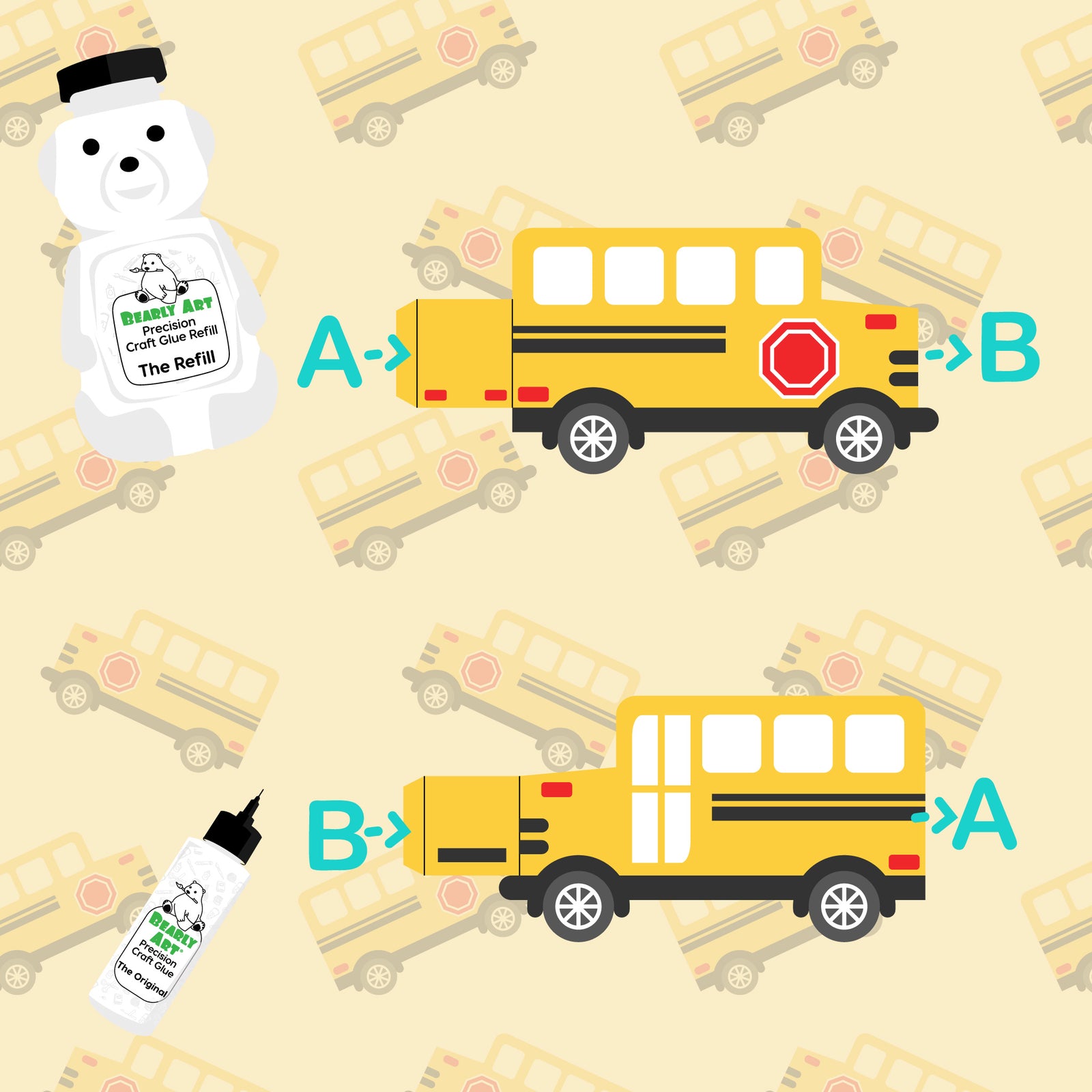 School Bus Box Card