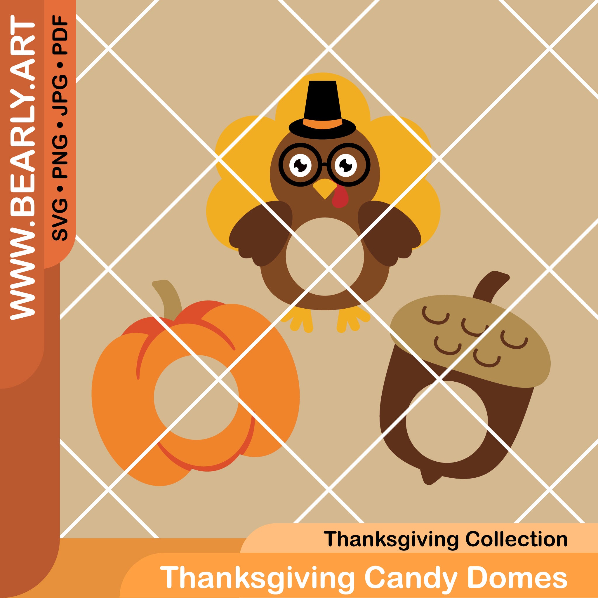 Thanksgiving Candy Domes