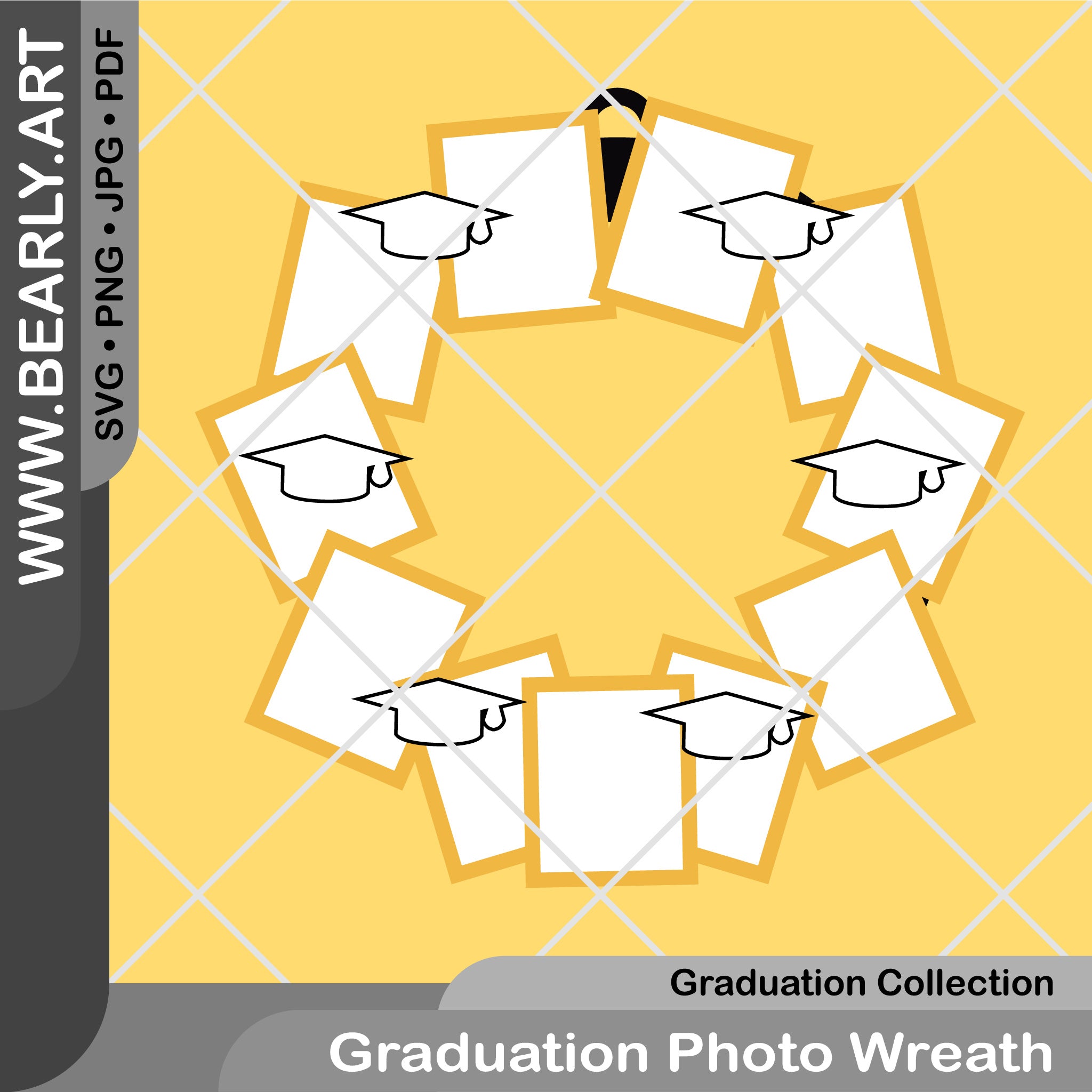 Graduation Photo Wreath